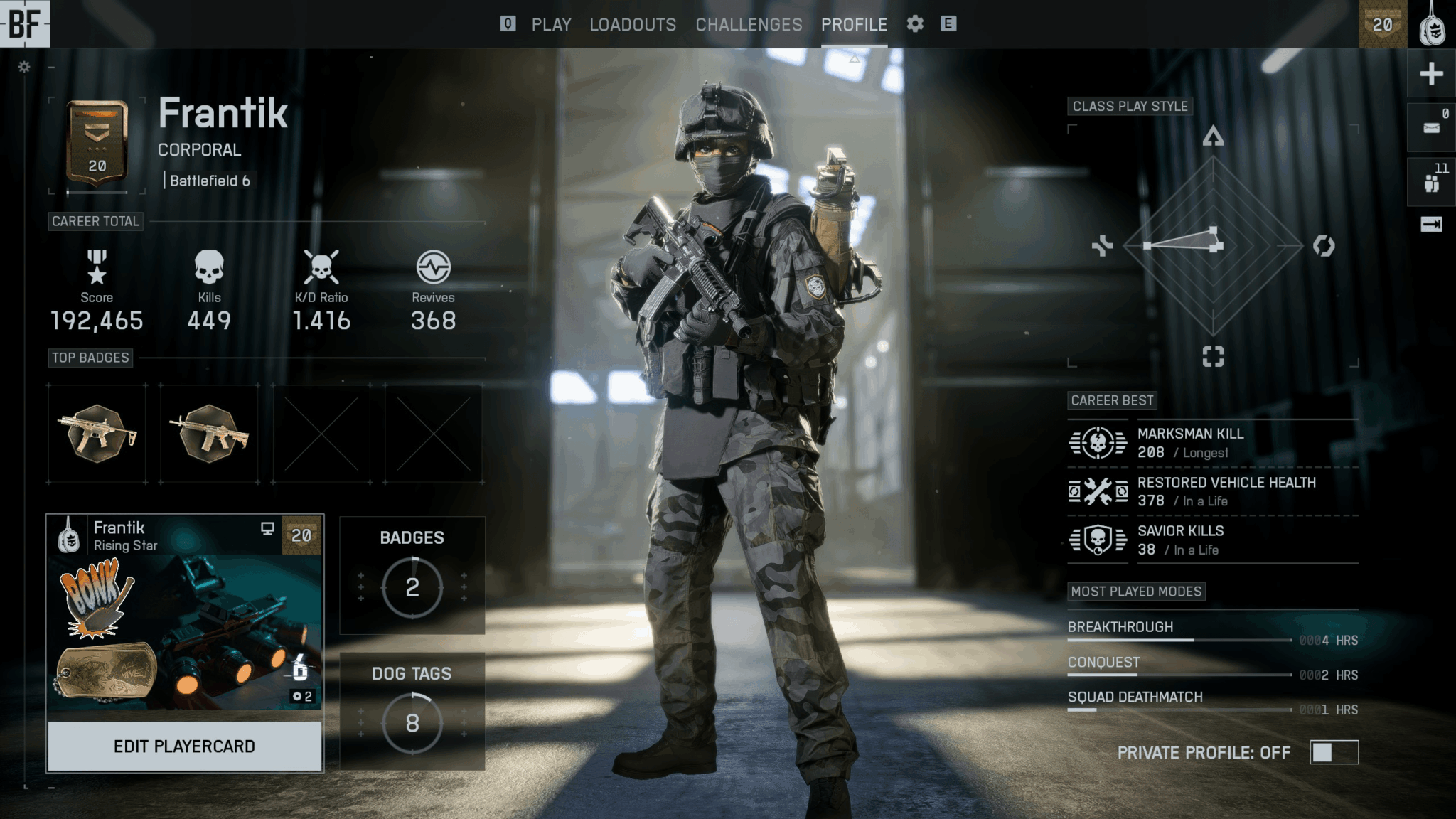 Battlefield 6 - How to Change The Soldier In Your Profile | The Frank Gamer